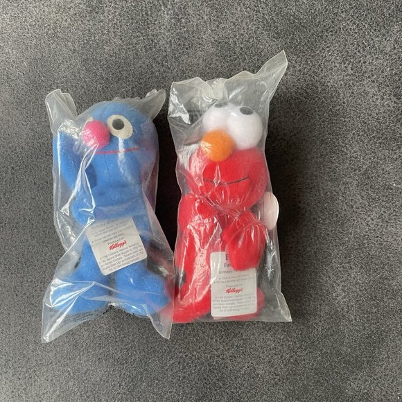 Kellogg | Other | Kelloggs Sesame Street Mini Beans Set Of 2 Elmo And ...